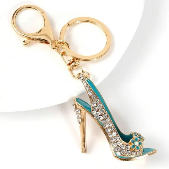 Accessories | Elegant Gold Plated High Heel Keychain | Poshmark